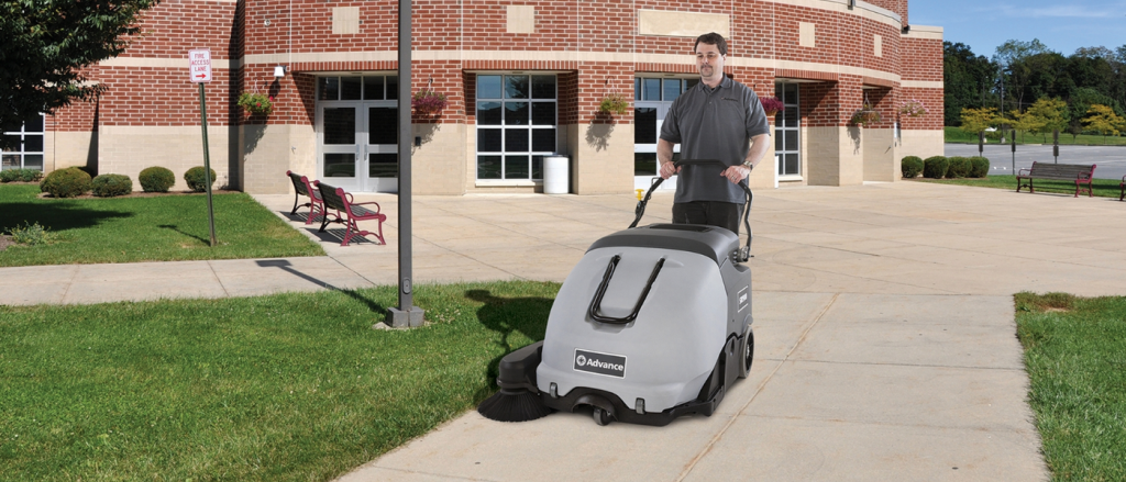 Maximizing Efficiency with the Advance SW900 Walk-Behind Floor Sweeper ...