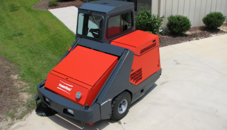 Silica Dust Control with PowerBoss Sweepers | Total Clean Equipment