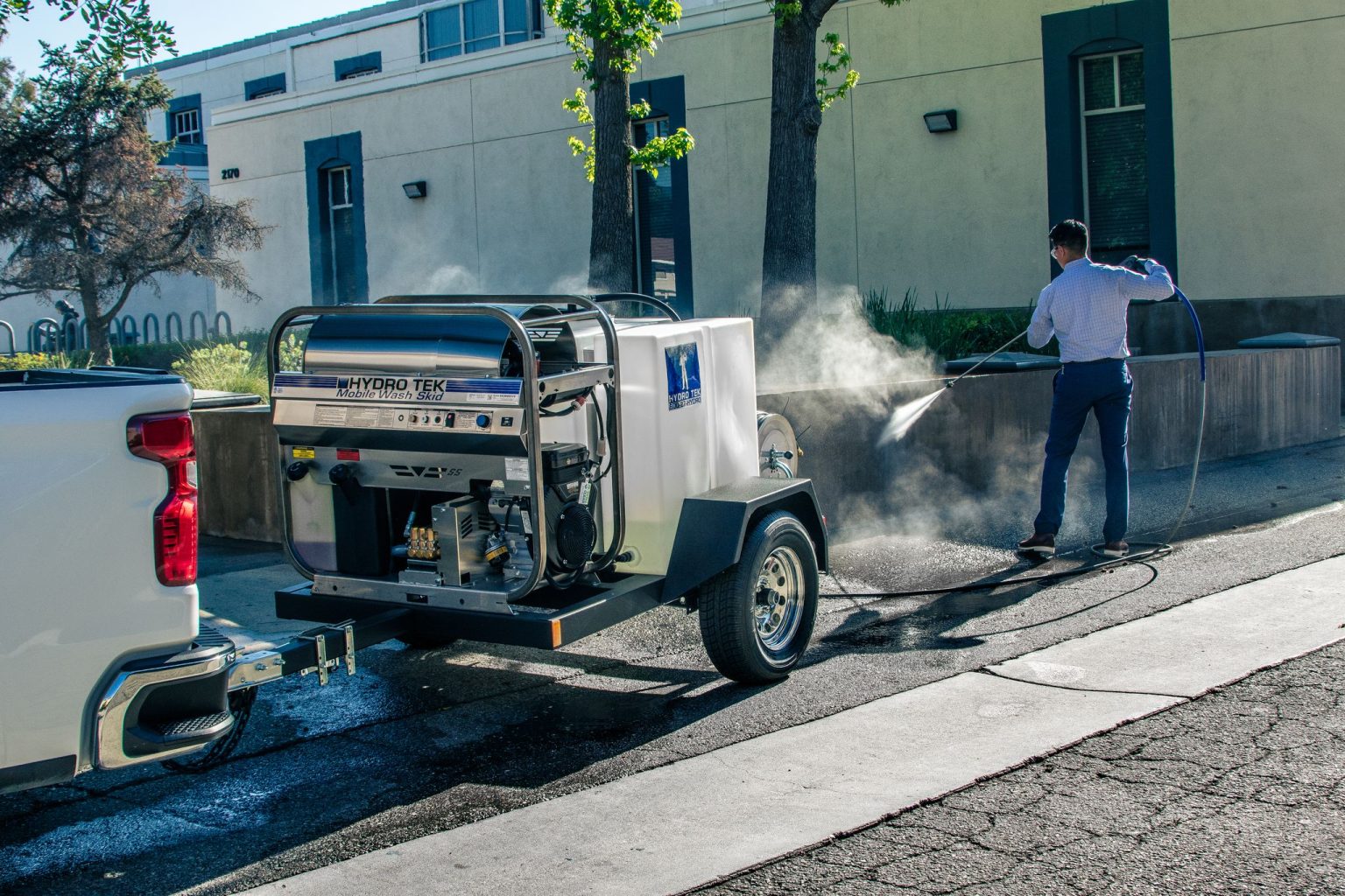 Get Portable Cleaning Power with Hydro Tek Trailer-Mounted Pressure ...