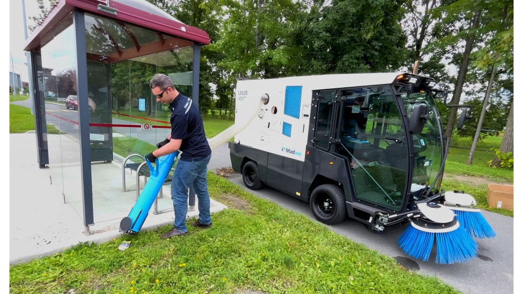 Madvac LS125 Electric Mini Sweeper | Total Clean Equipment